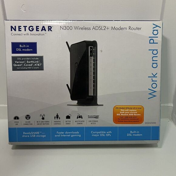 Other | Netgear N30 Wireless Dsl Modem Router Only Model Nodgn2200b See ...